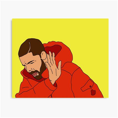 No Thanks Meme Canvas Print By Peakednthe90s Redbubble