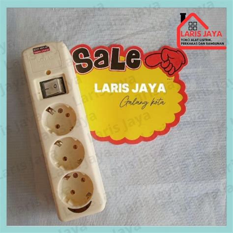 Laris Jaya I Grounded Socket Plus Loyal Switch 3 Holes And 4 Holes