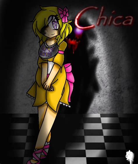 Chica Human Version 1 By Inesthelostangel On Deviantart