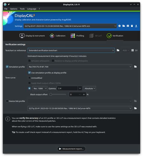 Generated Report For Profile Verification Doesn T Contain The Desired