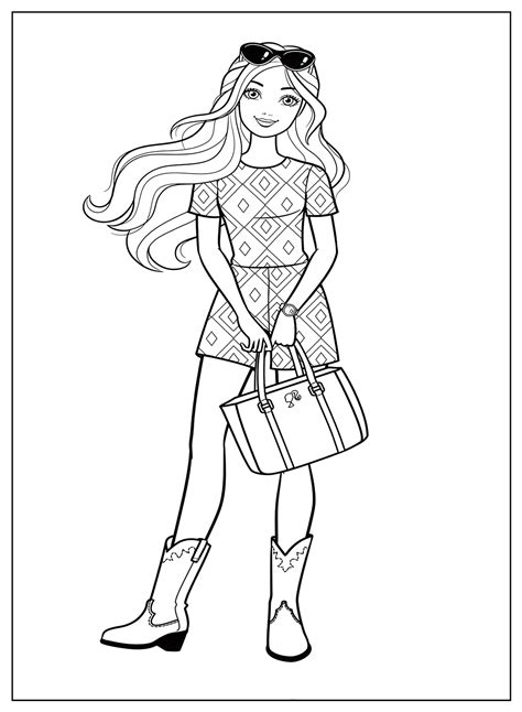 Barbie Kleurplaten Gratis Kleurplaten Om Te Printen