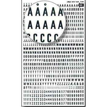APLI Lettres Transferts 1 Feuille DDB1F 4 Mm Blanc Amazon Fr