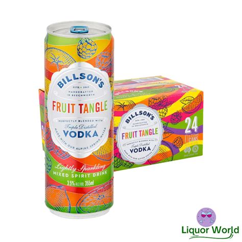 Billsons Fruit Tangle And Vodka 6 X 4 Pack 355ml Cans Liquor World