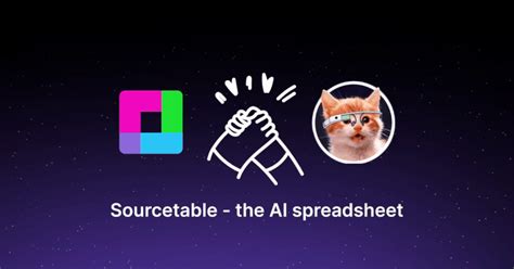 Sourcetable Ai Spreadsheet Analyst Excel Chatgpt Replit Product Hunt Sourcetable