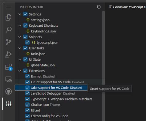 Import Profiles Some Extensions Aren T Loaded When Clicked Issue