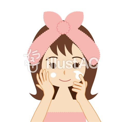 美容シリーズ（保湿クリーム）イラスト／無料イラストなら「イラストac」