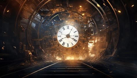 Premium Photo Quantum Space Time Continuum Futuristic Digital Art