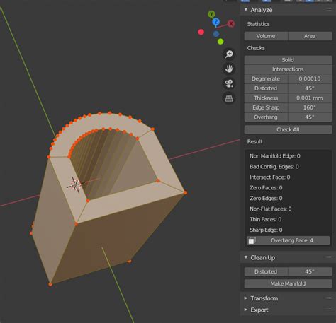 Intersecting Faces But There Is No Intersection Modeling Blender Artists Community