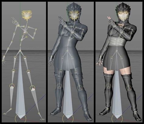 Female Ninja 3d Model Turbosquid 2084920