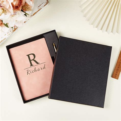 Personalized Notebook Personalized Journal Leather With Pen