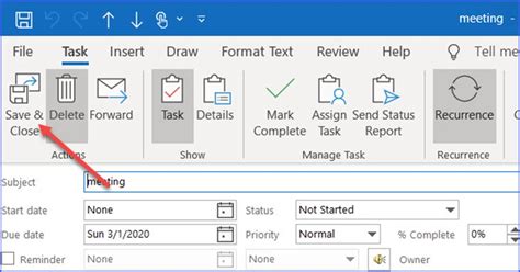 How To Create A Regenerating Task In Outlook Excelnotes