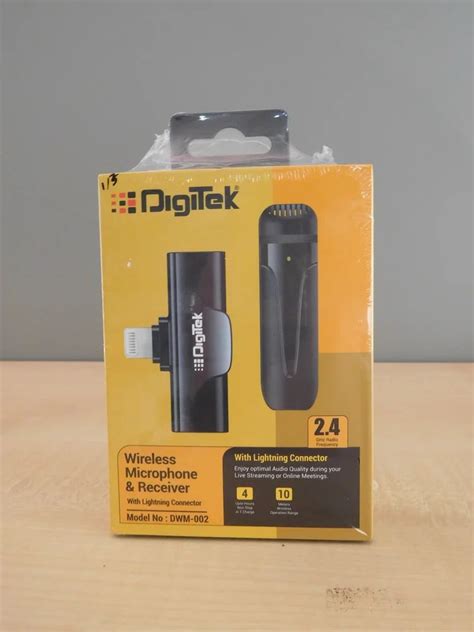 Digitek Wireless Microphone DWM At Piece Bluetooth Microphone In Chennai ID