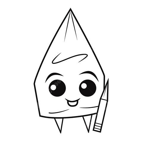 Hart Schets Tekening Kawaii Konijntje Kleurplaat Overzicht Schets
