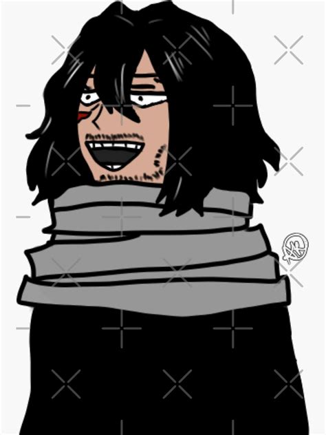 Its A Logical Ruse Aizawa Shota Sticker For Sale By Foxgroves