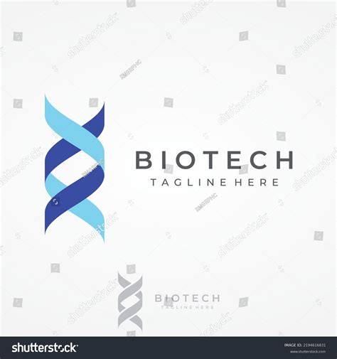 Dna Element Logo Bio Tech Dna Stock Vector Royalty Free 2194616831