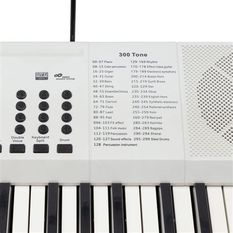 Crown Ck063 61 Key Portable Keyboard White Abc Music Group