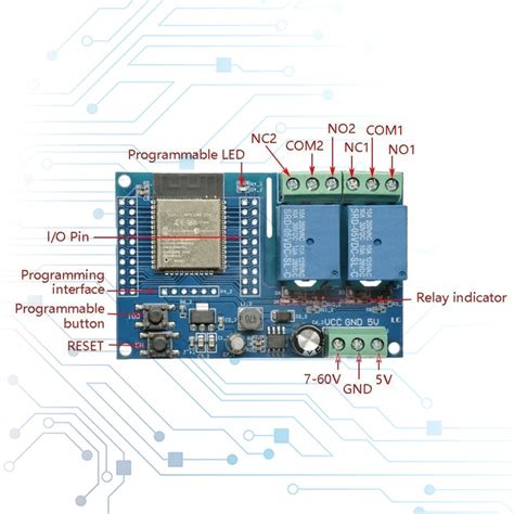 Esp32 Esp32 Wroom Ban Phát Triển 1 2 8 Kênh Esp32 Wifi Bt Ble Relay