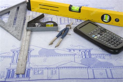 Blueprints Stock Photo BVDC