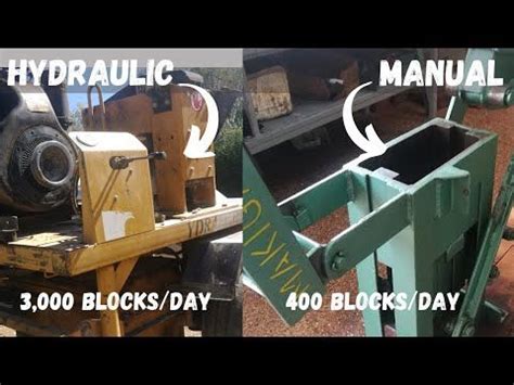 Manual Vs Hydraulic Interlocking Soil Block Machine 2 Similarities 4 Differences ISSB