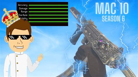 THE BEST MAC 10 CLASS In SEASON 6 Cold War Warzone YouTube