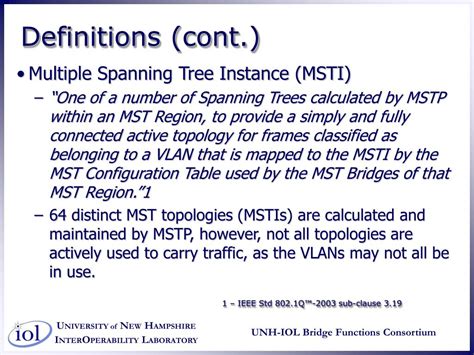 ppt the multiple spanning tree protocol powerpoint presentation free