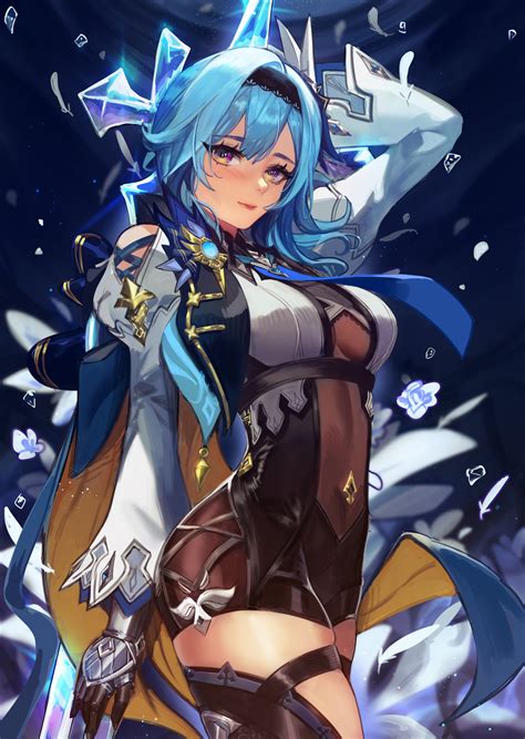 A Fanart Of Eula R Genshin Impact