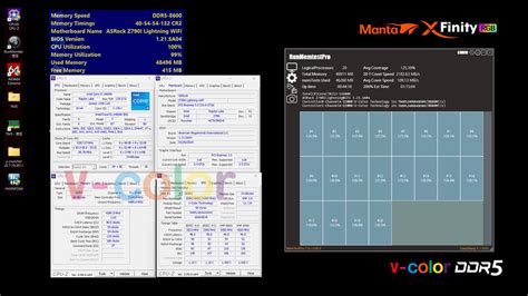 V Color Announces The Launch Of A New Ddr5 8600mhz Overclocking Speed
