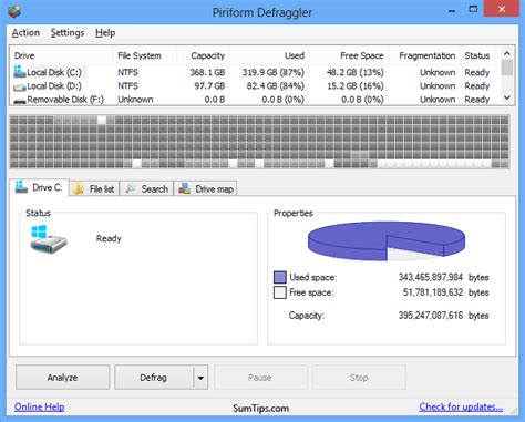Defragment Specific File Or Folder In Windows Sumtips