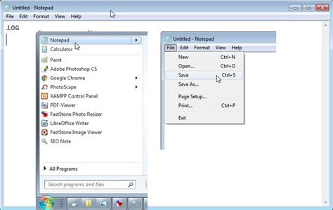 จดบนทกประจำวน ดวยโปรแกรม Notepad
