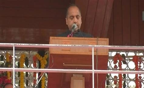 Jai Ram Thakur Takes Oath As Himachal Cm In Presence Of Pm Shah