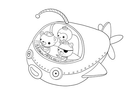 Octonauts Characters Coloring Pages