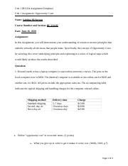 BU224 02 Nickerson Sabrina Unit 1 Docx Unit 1 BU224 Assignment