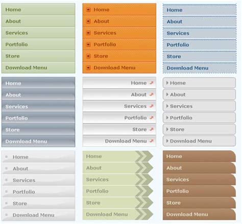Simple And Free CSS Menu Designs For Your Website SmashingApps Com