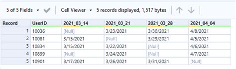 Solved Adding New Columns Of Blank Data For Each Column Alteryx