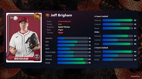 Jeff Brigham 71 Live Mlb The Show 25