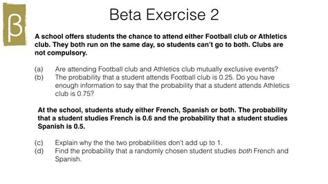 P4a Properties Of Probability BossMaths