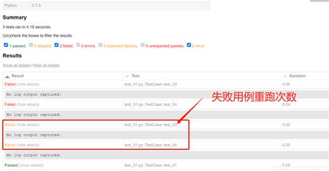 Pythont中失败用例重新执行assert Result Xx Xx 成功 Csdn博客