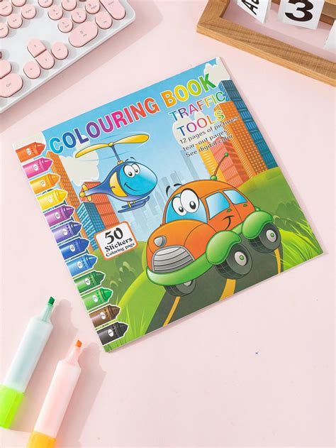 Carte De Colorat Coloreaza Dupa Codul Culorilor Cu 50 De Stickere