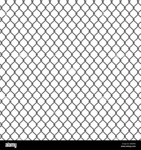 Seamless Chain Link Fence Pattern Texture Wallpaper Stock Vector Image And Art Alamy