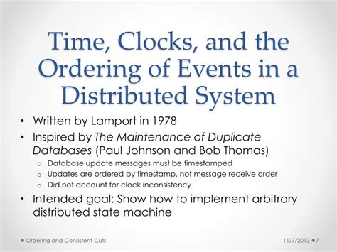 Ppt Ordering And Consistent Cuts Powerpoint Presentation Free Download Id2176128