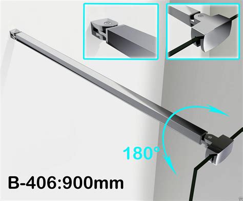 Aica Walk In Shower Enclosure Wet Room Screenand300mm Flipper Glass Panel