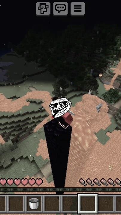 Minecraft Troll 😈 Face Minecraftshortsshortsfeedshortsviral