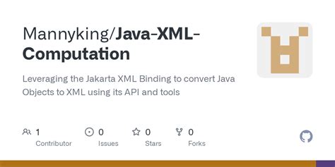 github mannyking java xml computation leveraging the jakarta xml