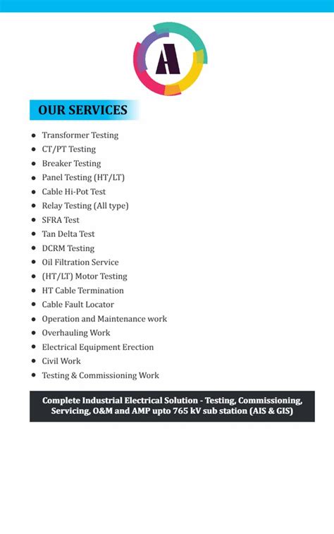 Potential Transformers Testing Services Alexen Technology Enterprises