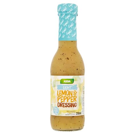 Asda Light Lemon And Pepper Dressing 250ml Is Halal Suitable Halal Check