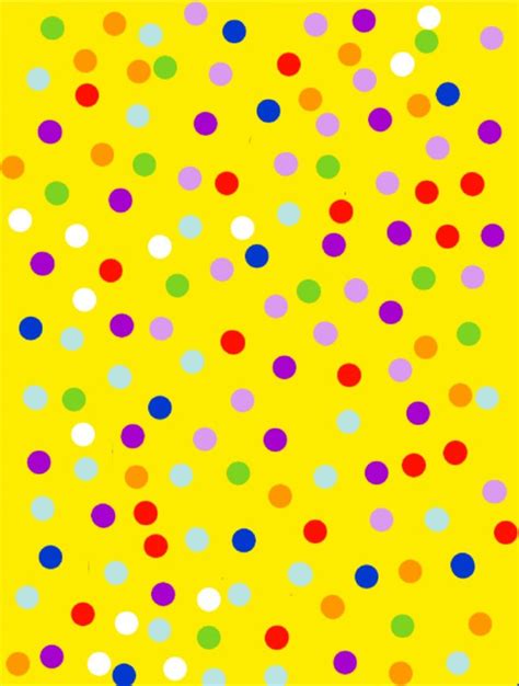 Fundo Amarelo Bolinhas Coloridas Planos De Fundo Fundo De