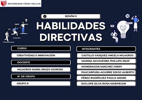 Habilidades Directivas Sesión 5 SESIÓN 5 CURSO CREATIVIDAD E