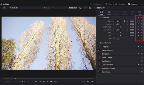 how to keyframe in davinci resolve