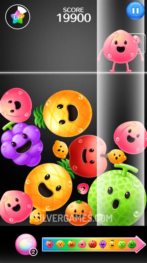 Merge Fruit Chơi Trực Tuyến Trên Silvergames 🕹️
