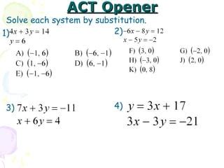 Linear Combination PPT